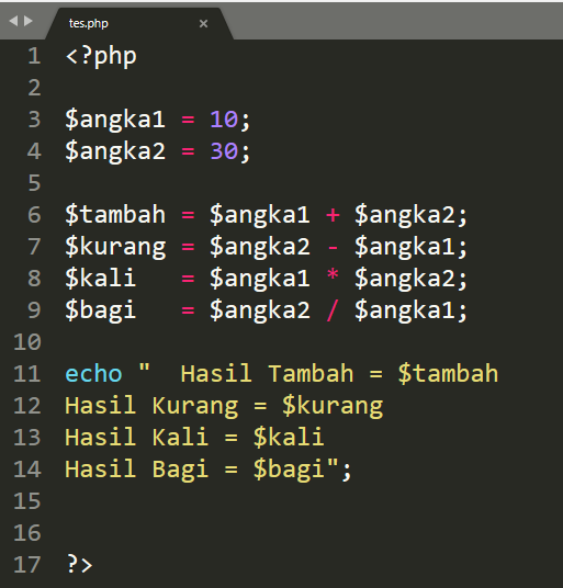 Contoh dan Pengertian Variabel
