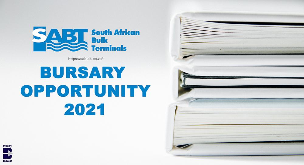 South African Bulk Terminals (SABT) Bursary South Africa 2021