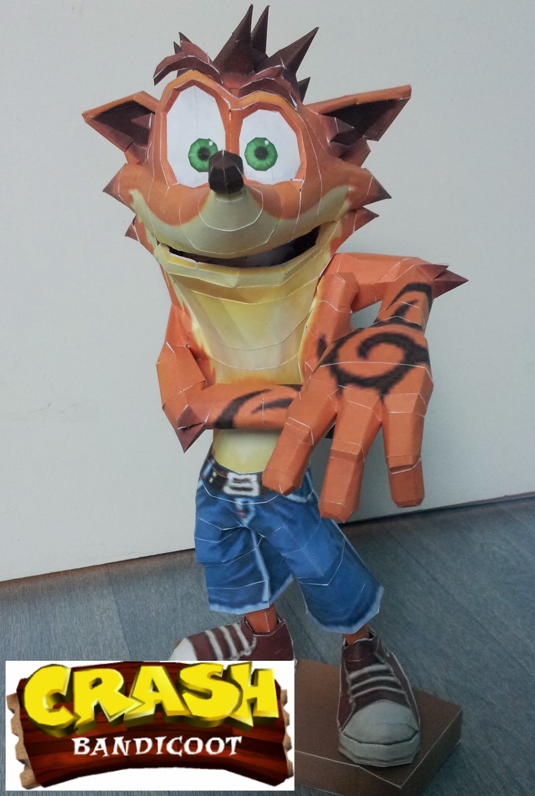 Paper Craft Models: Crash Bandicoot