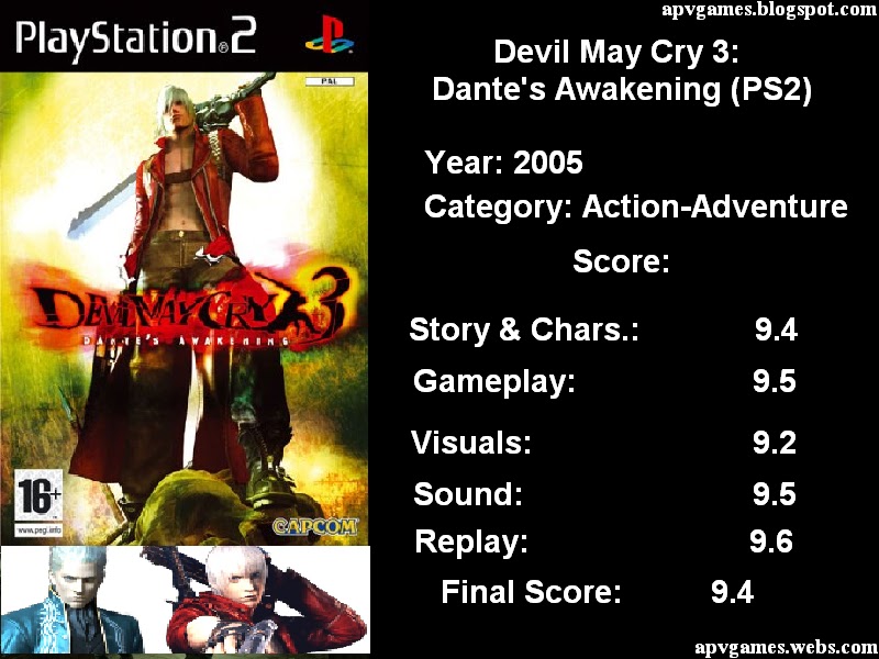 Always Playing Video Games: Devil May Cry 3: Dante's Awakening (PS2 ...