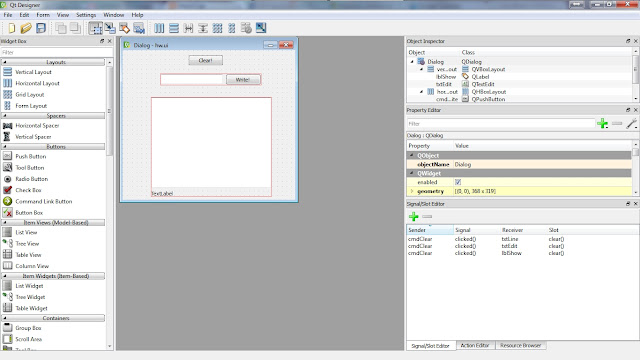 Caravanserai: Creating User Interfaces in Python with Qt Designer