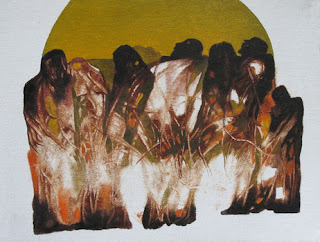 CHINAR SHADE : ARTIST KASHMIRI KHOSA PAINTS THE ANCIENT WISDOM OF INDIA..