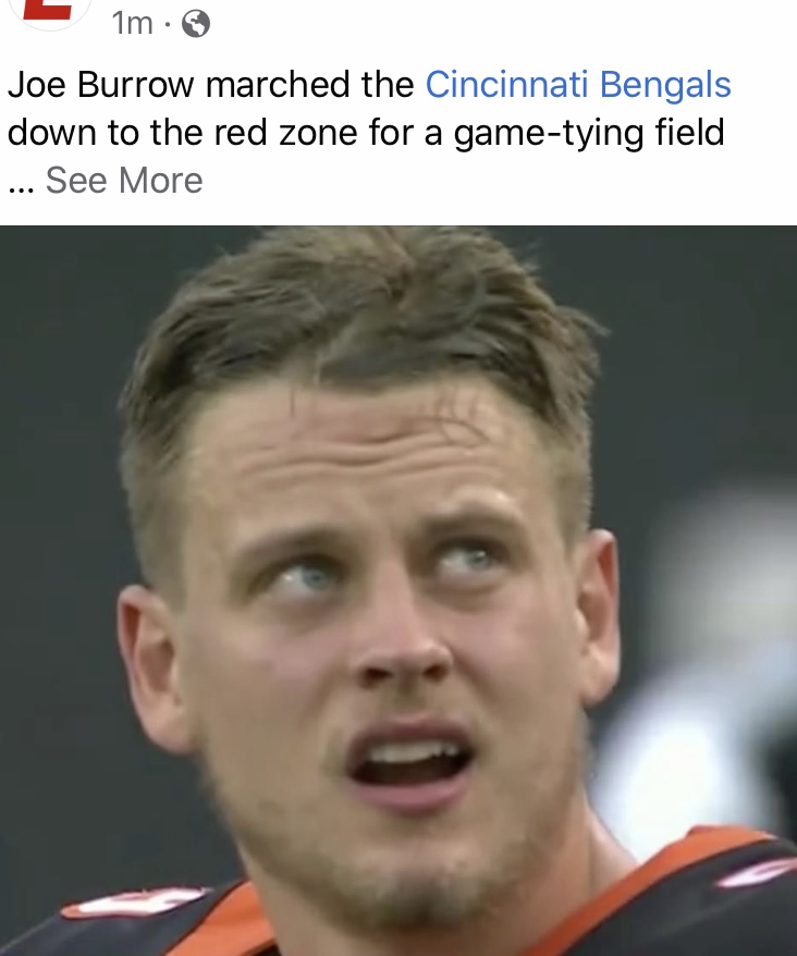 Even Joe Burrow can’t stop the Bungle curse, well not yet....