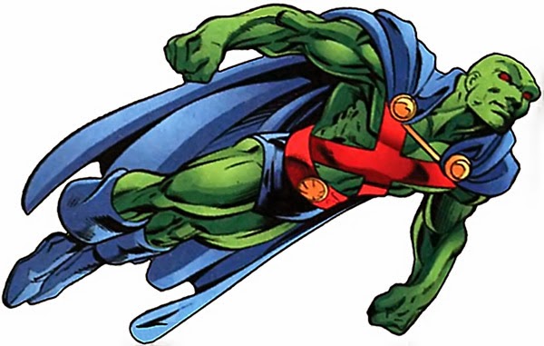 comic cartoons: Martian Manhunter