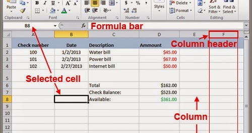 Mrs Palmer's Blog: ICT Skills - Spreadsheets 1