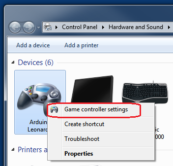 Programming Ponderings: Arduino Joystick Library