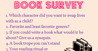 Fictionistas Unite: Fictionistas Unite Book Survey