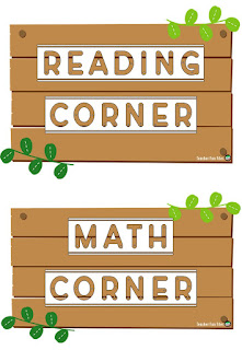 Teacher Fun Files: Subject Labels Free Layout