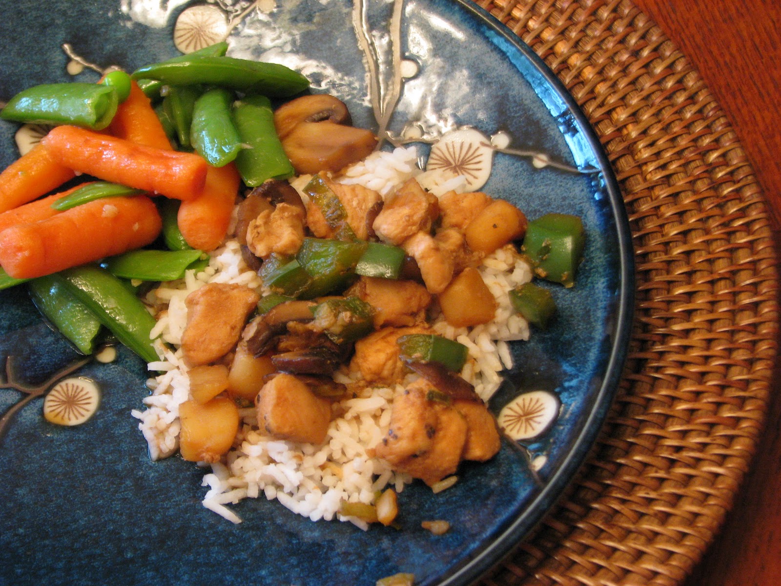 TheFultonGirls: Chicken Ponzu w/Carrots and Sugar Snap Peas
