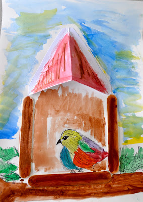 Expression of Imagination: Bird Houses by Grade Seven