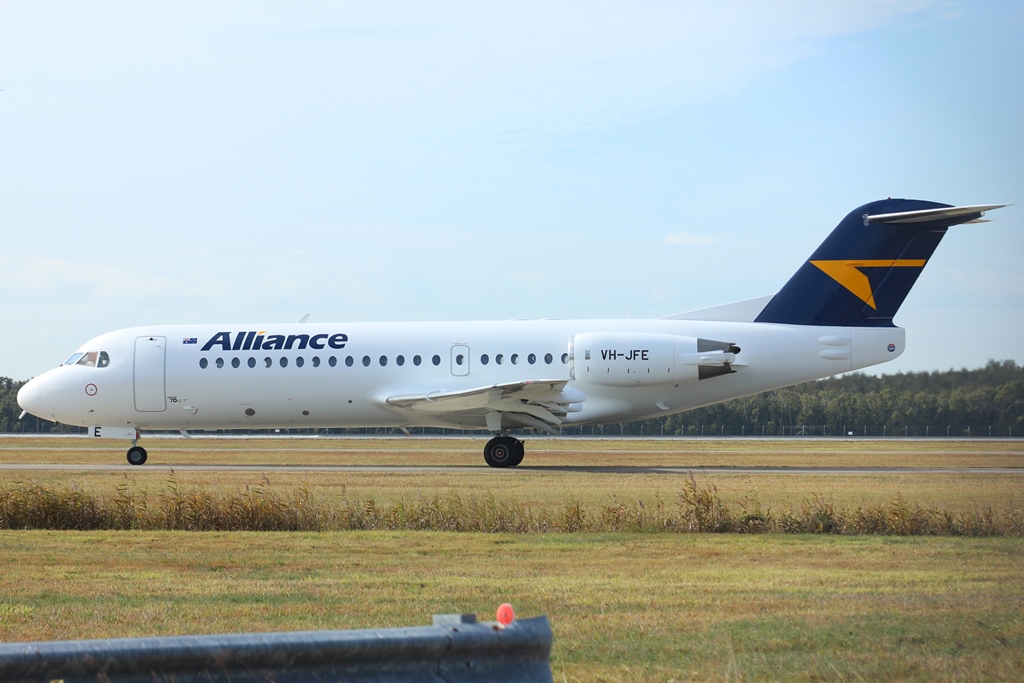 Central Queensland Plane Spotting: Alliance Airlines Fokker F-70 Jet VH ...