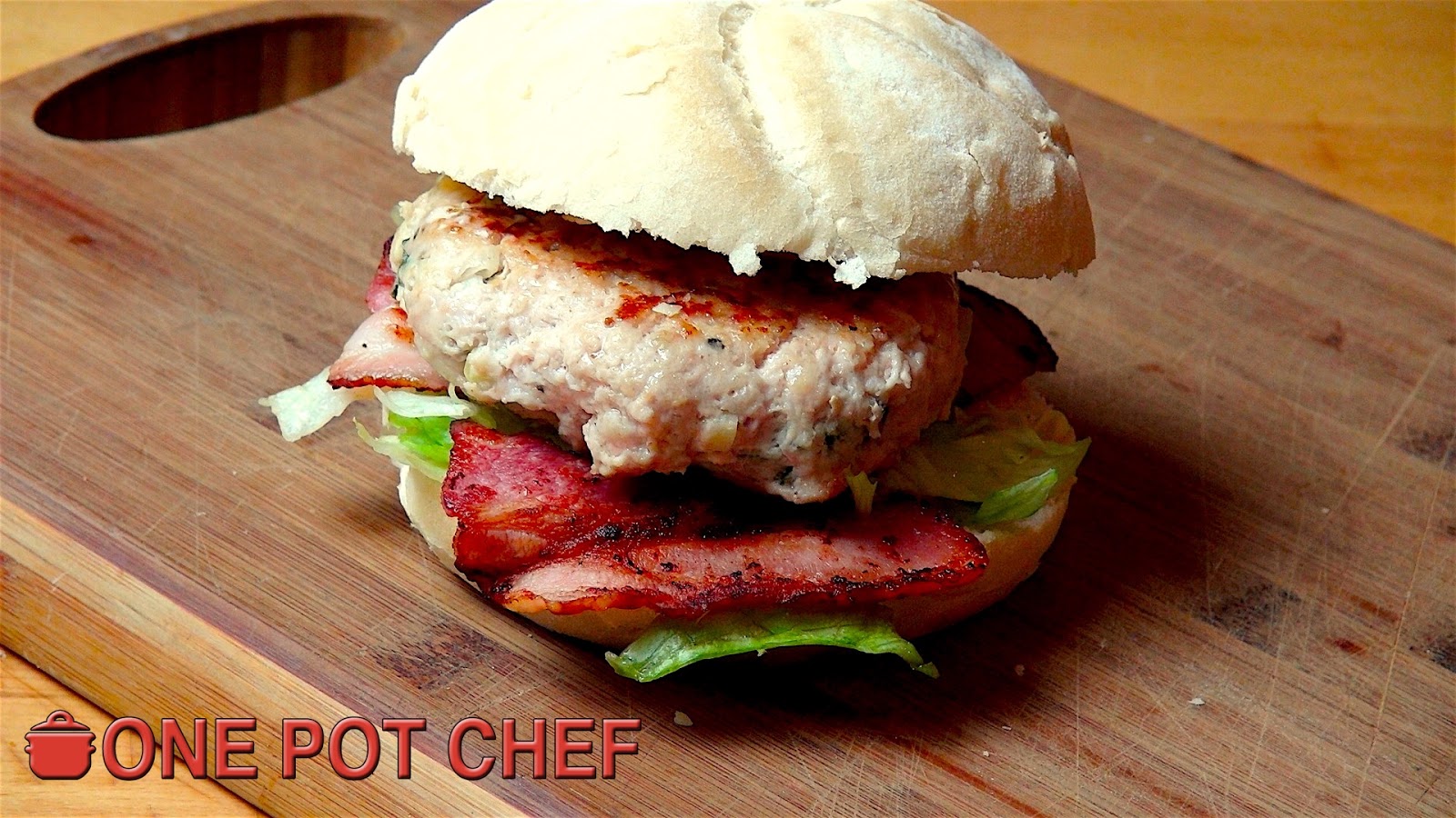 The One Pot Chef Show: Easy Chicken Caesar Burgers | One Pot Chef