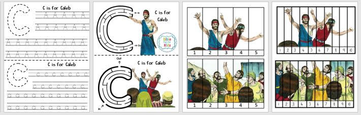 Caleb is Faithful | Bible Fun For Kids