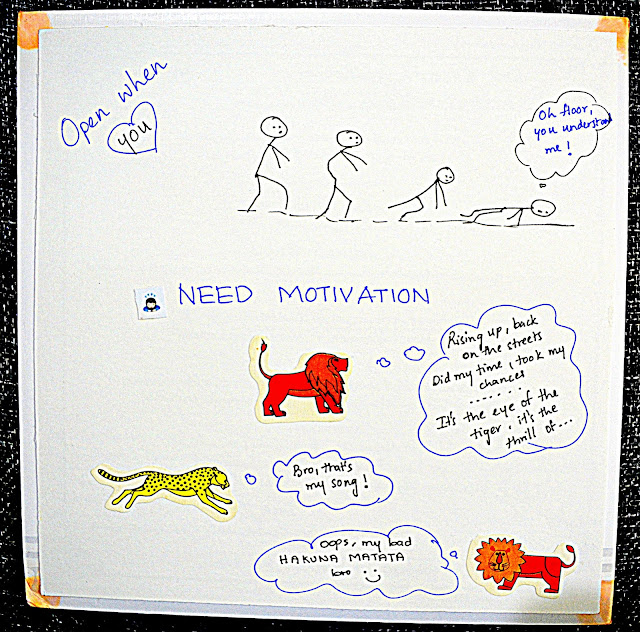 Open When You Need Motivation - Open When Letters