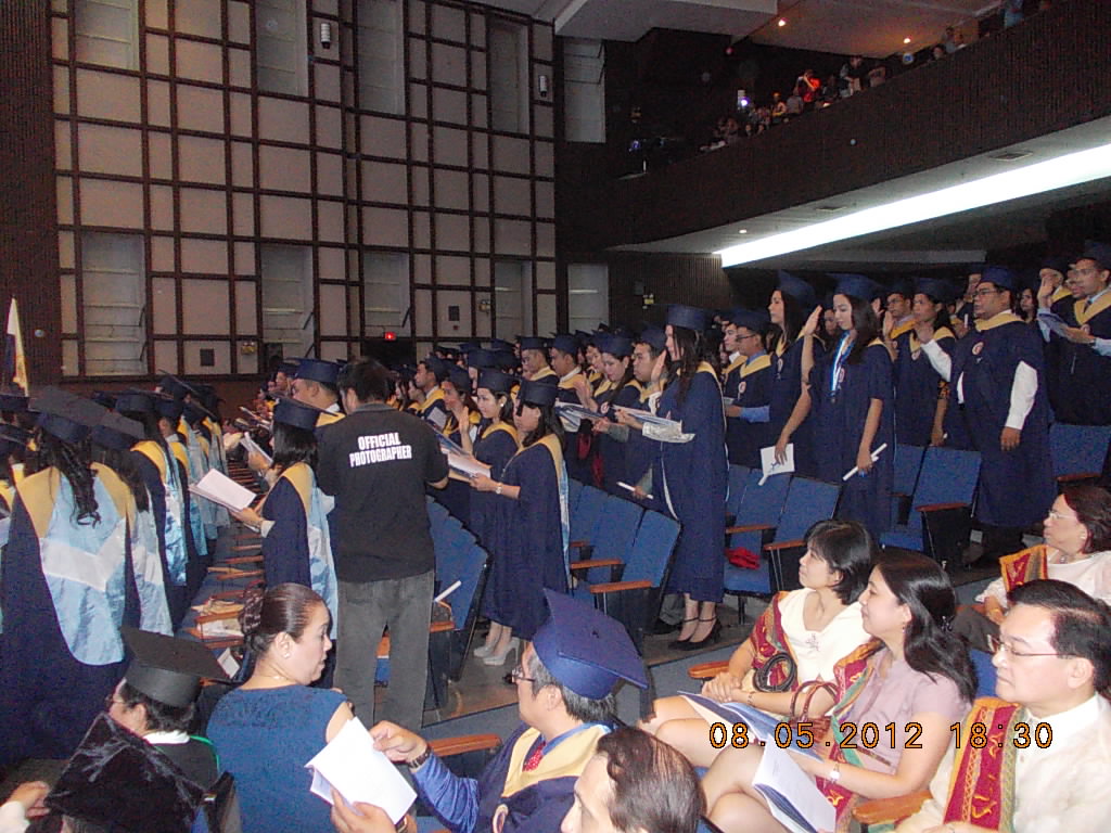 Prof Jorge - ATENEO entrep: Ateneo Professional Schools Graduation Today.