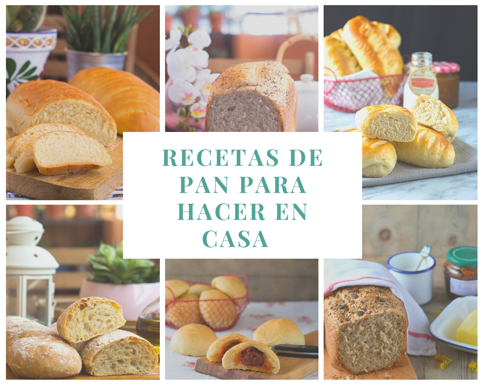 Recetas de pan para hacer en casa - La Rosa dulce