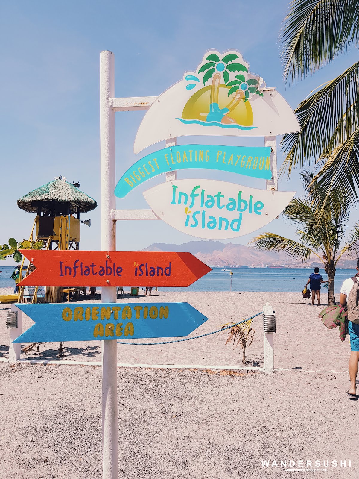 A Day Tour at Inflatable Island in Zambales - Lifestyle Blog by Sushmita