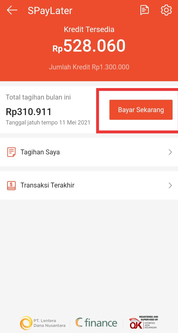 Cara Membayar Tagihan Shopee Paylater menggunakan ShopeePay - Ana Bintang