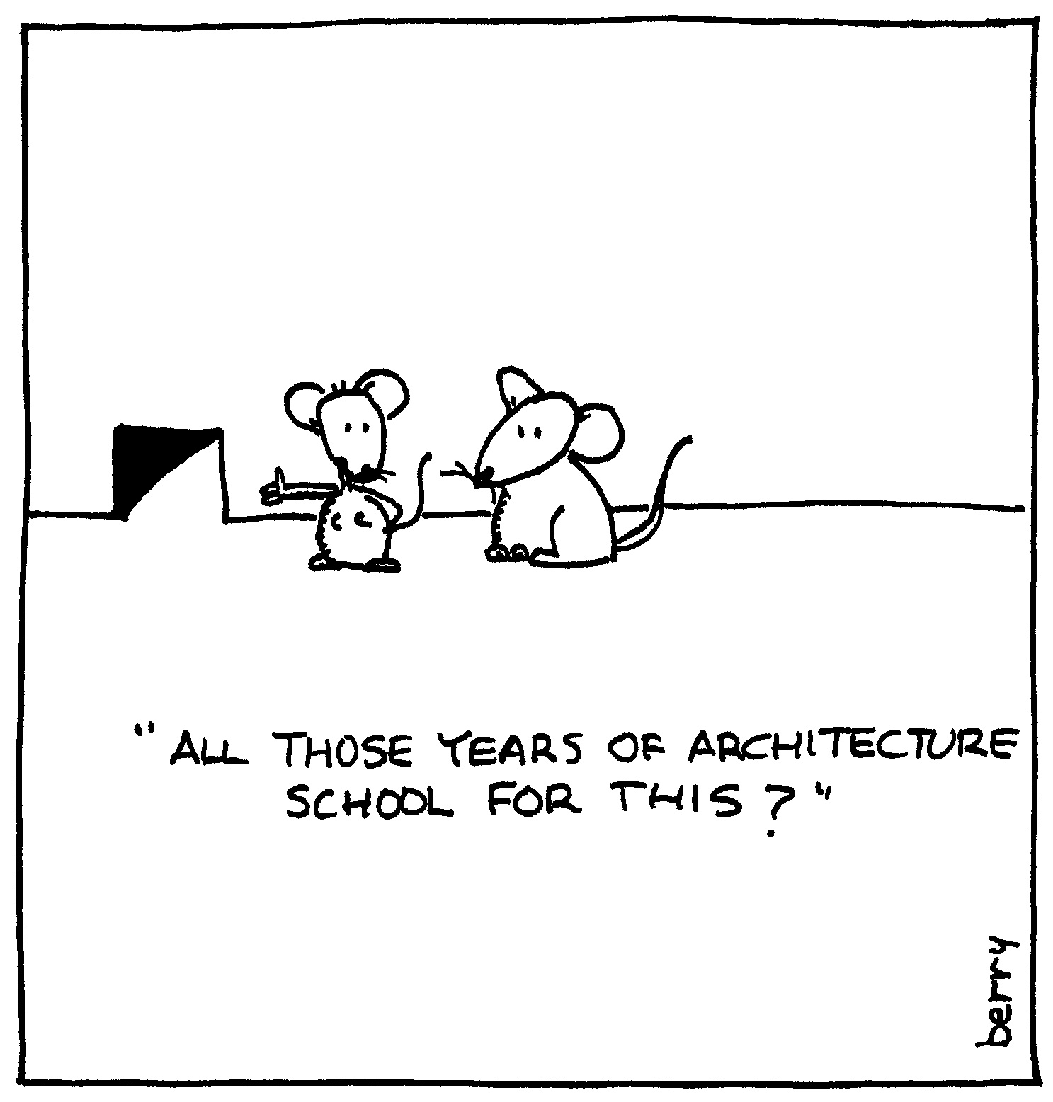 berry cartoons: architecture cartoon