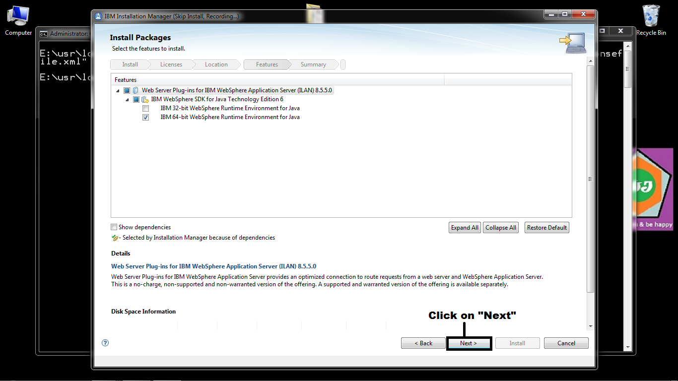 IBM WebSphere Application Server: install webserver plugins v 8.5 for ...