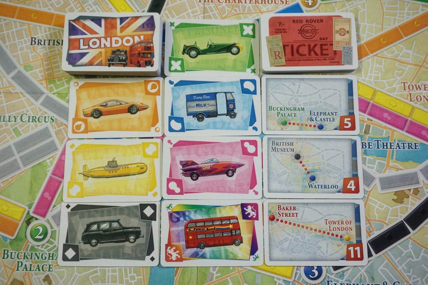 Hiew's Boardgame Blog: Ticket To Ride: London