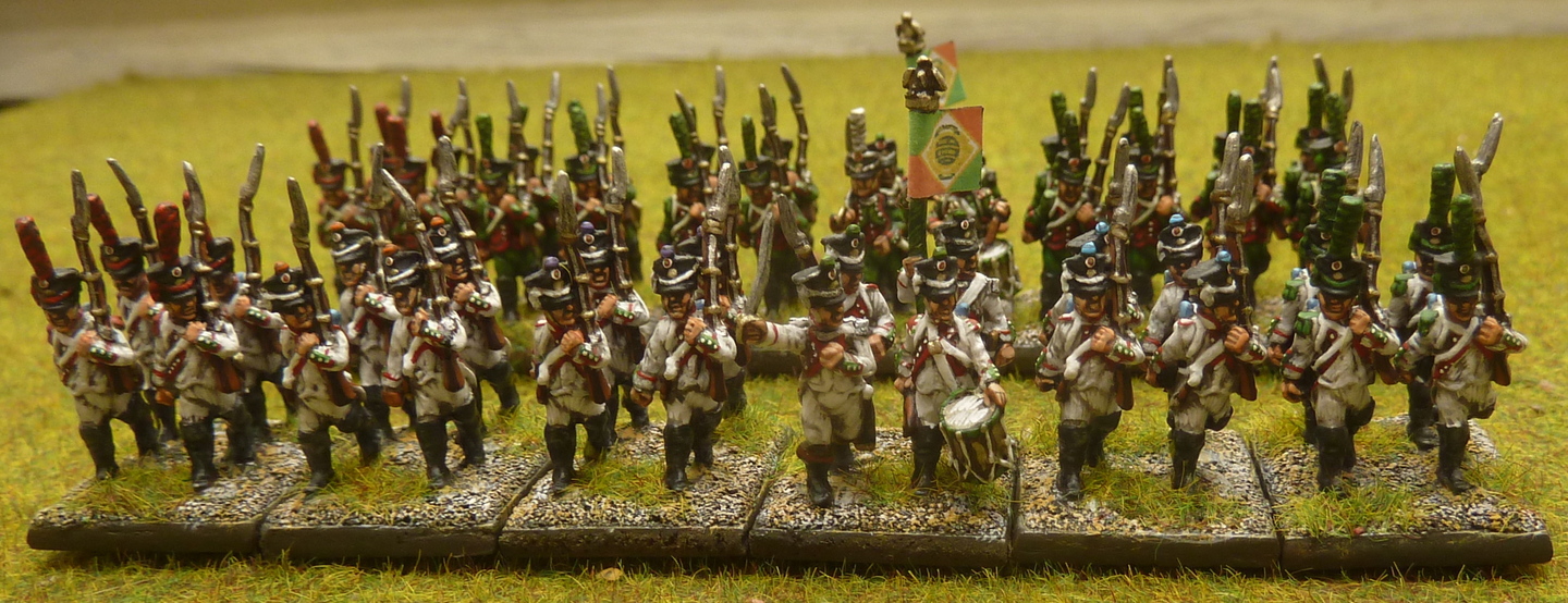 Lace 'n Big Hats: 15mm Napoleonic Italian Line and Light infantry