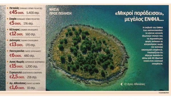 Kozani on Line : Πωλούνται νησιά στην Ελλάδα σε τιμές ευκαιρίας