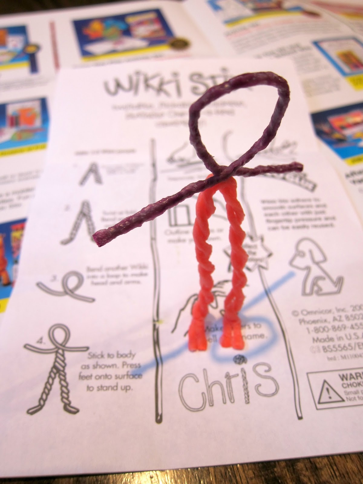 Get creative with Wikki Stix | the adventures of MNMs