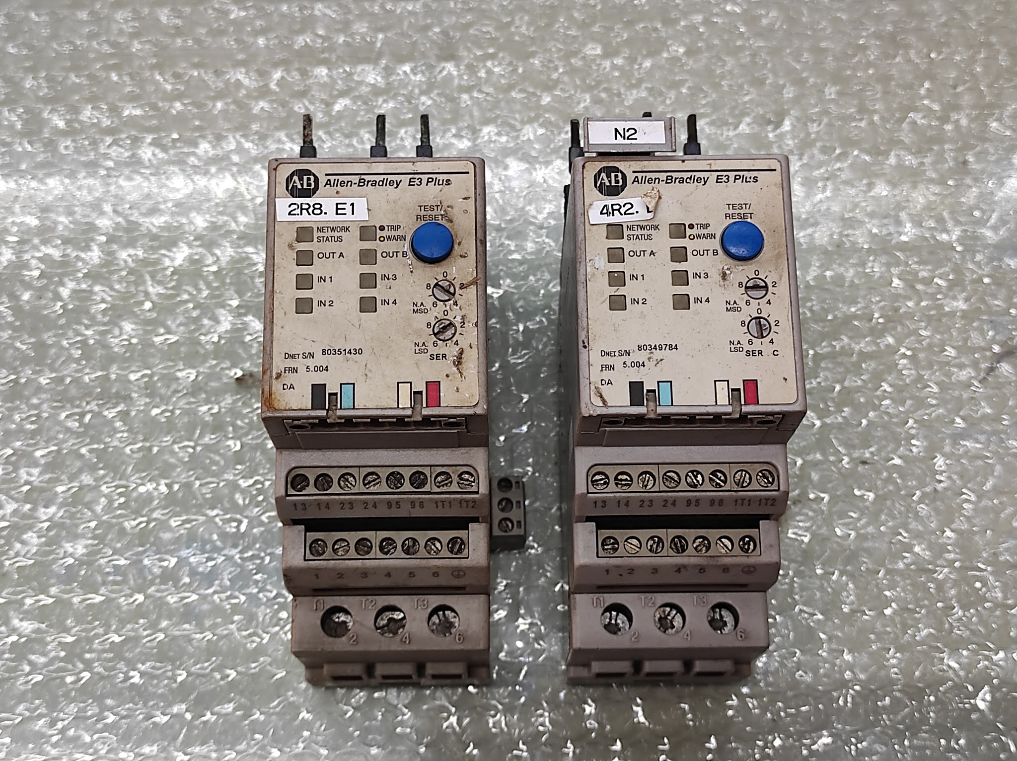 ALLEN BRADLEY CAT 193-EC3PB E3 PLUS OVERLOAD RELAY