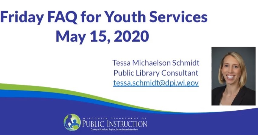 Youth Services Shout-Out: YSS Blog: FAQ Friday for May 15, 2020