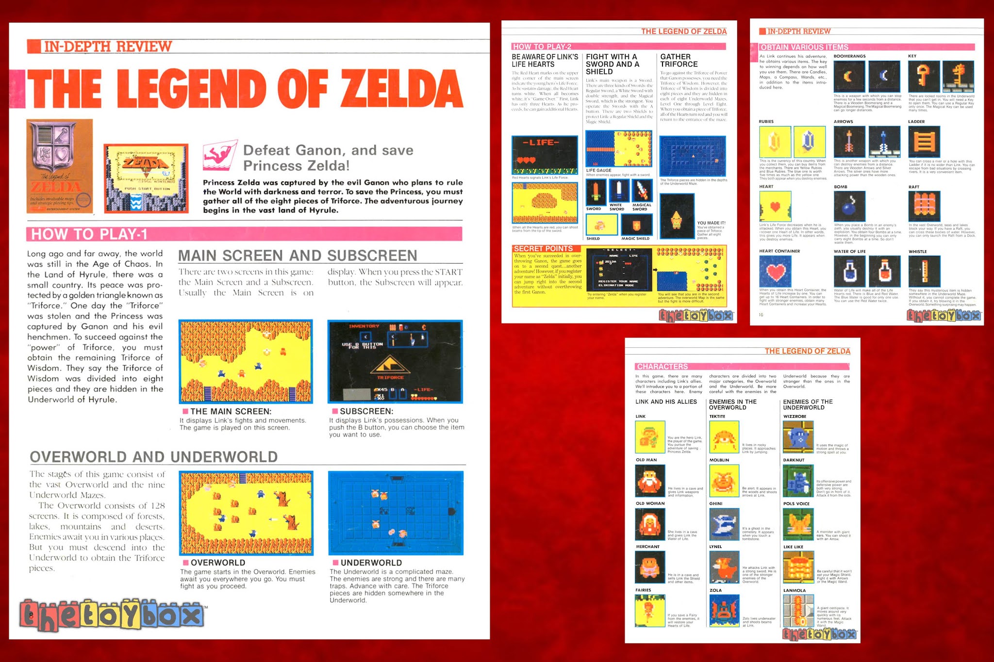 The Toy Box: The Official Nintendo Player's Guide