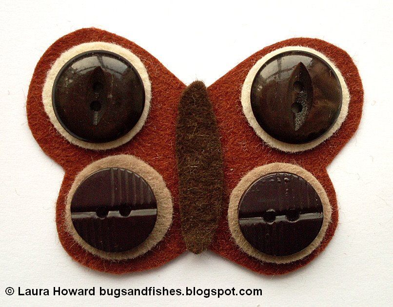 Bugs and Fishes by Lupin: How To: Butterfly Brooches