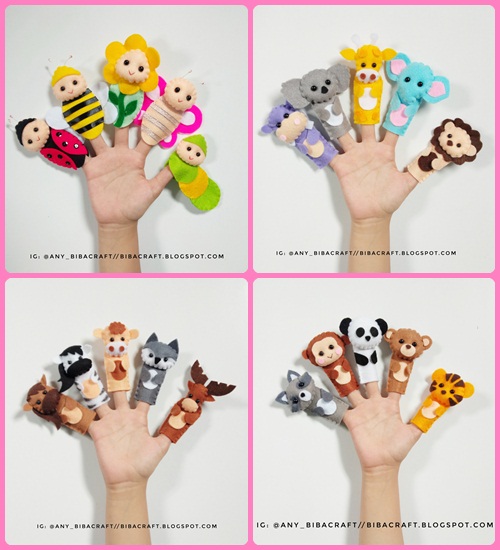 Biba Craft Collection: Finger Puppets/Boneka Jari