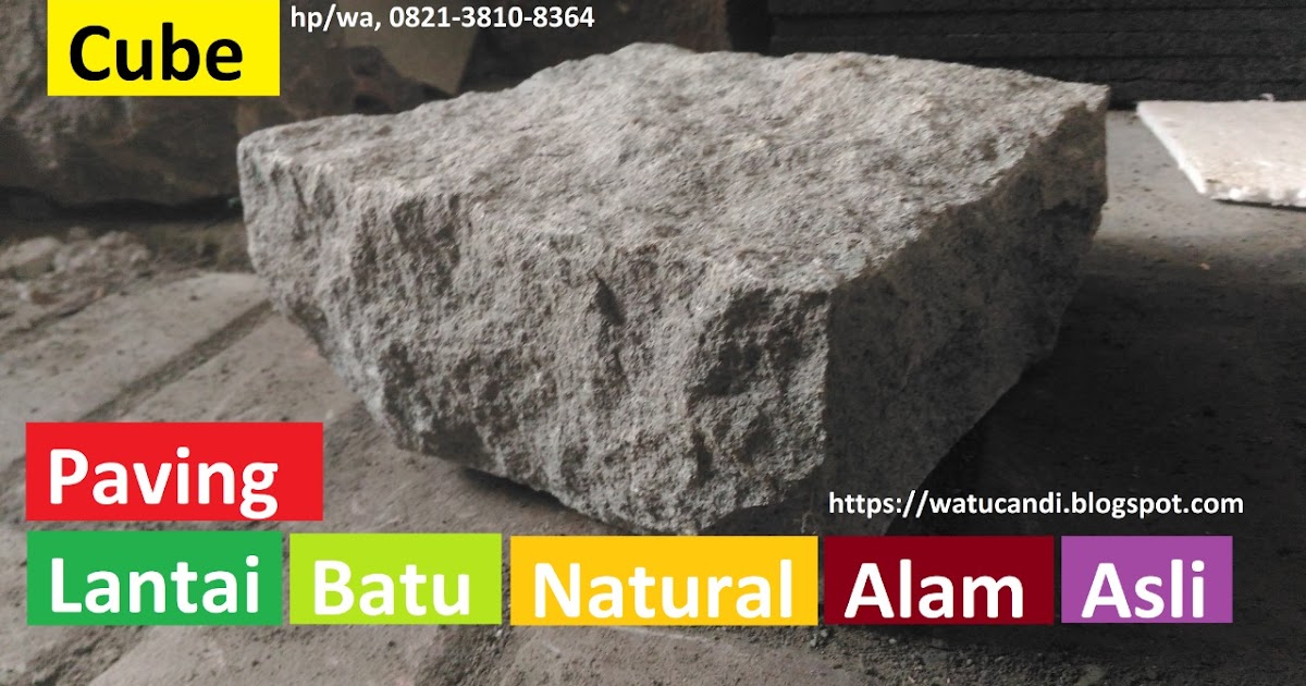 Paving Blok Natural Alami Lantai Batu kotak - Pengrajin Batu Alam