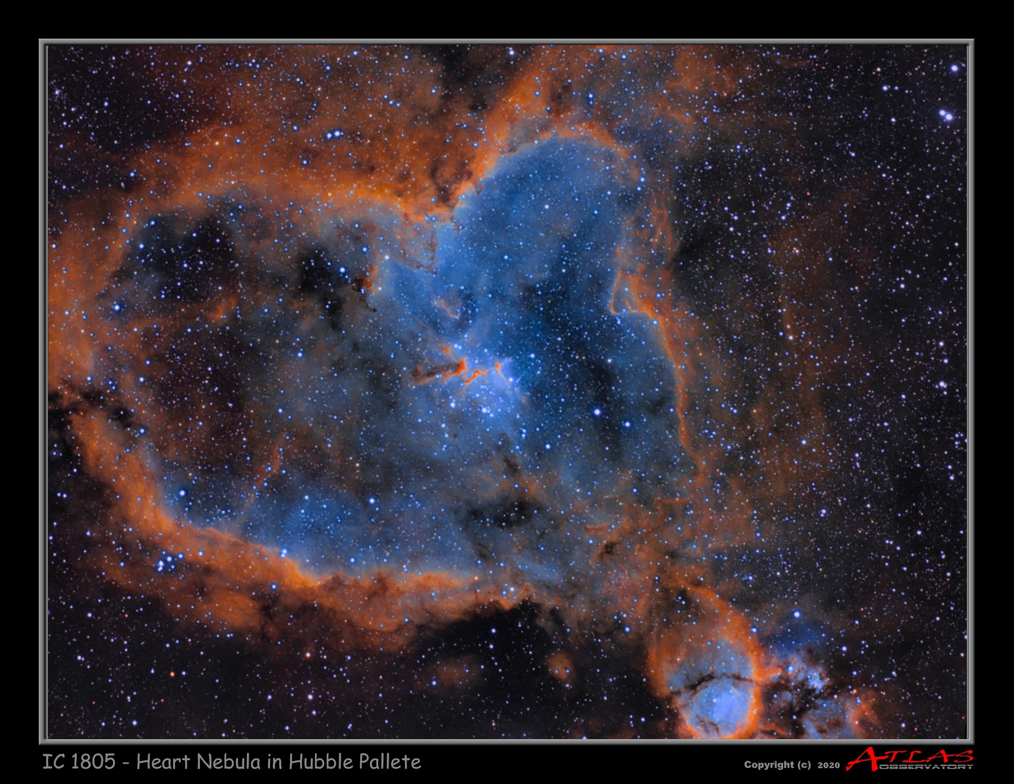 ATLAS OBSERVATORY : IC 1805 - Heart Nebula