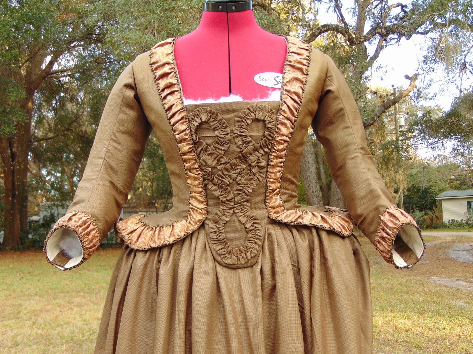 The Antique Sewist: 1760s Casaquin -or- How to make an 18th century ...