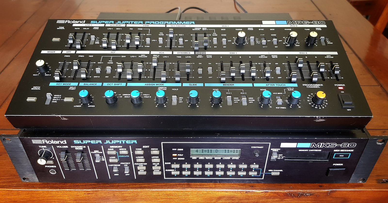 MATRIXSYNTH: Roland MKS-80 Super Jupiter with MPG-80 Programmer Rev 4