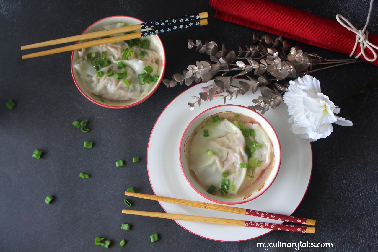 Sui Kow (Chinese dumpling soup)