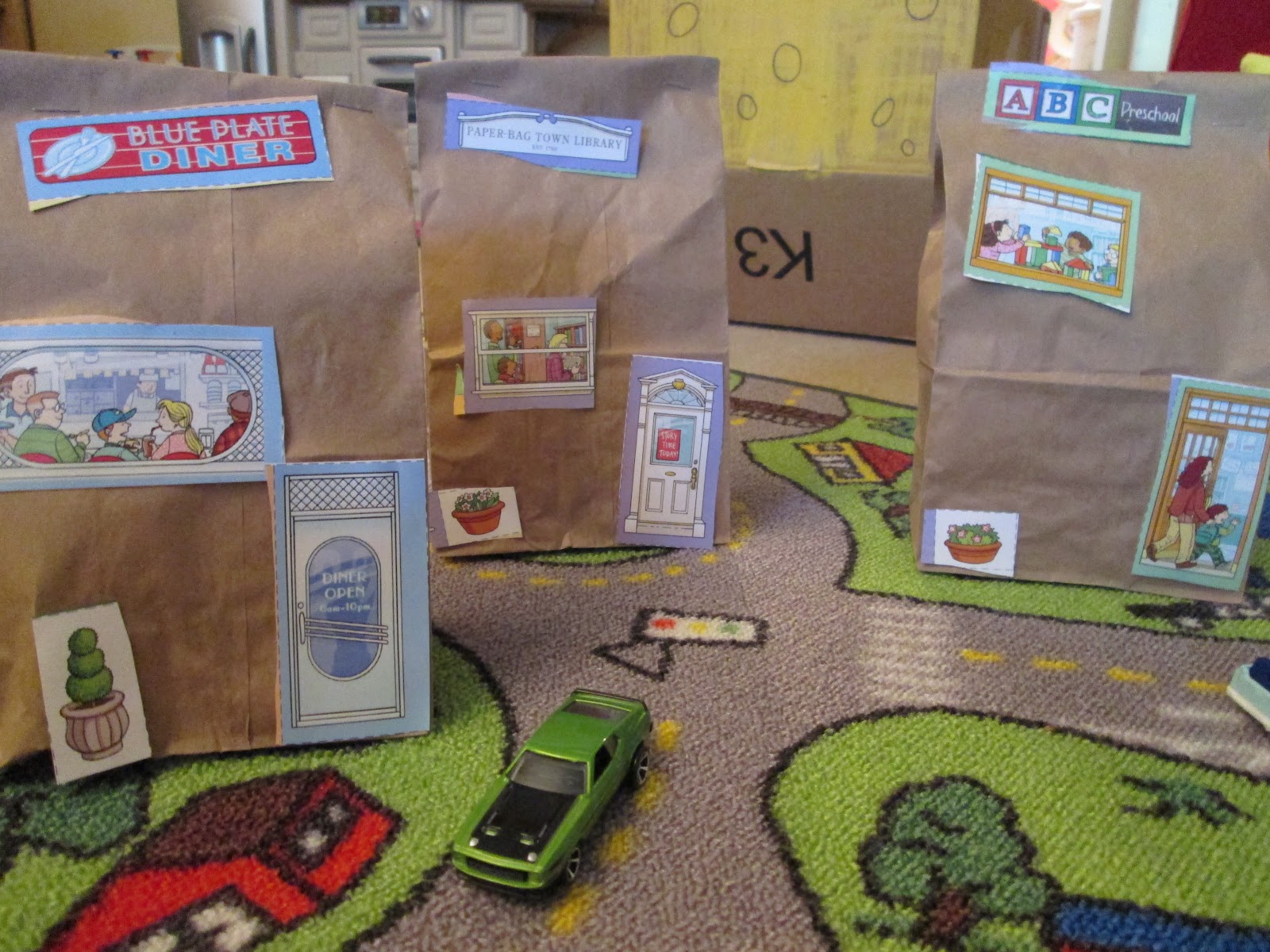 walk in the sunshine: Paper Bag Village