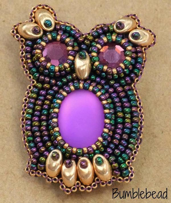 Adorable Bead Embroidered Brooch and Jewelry Tutorials by ...