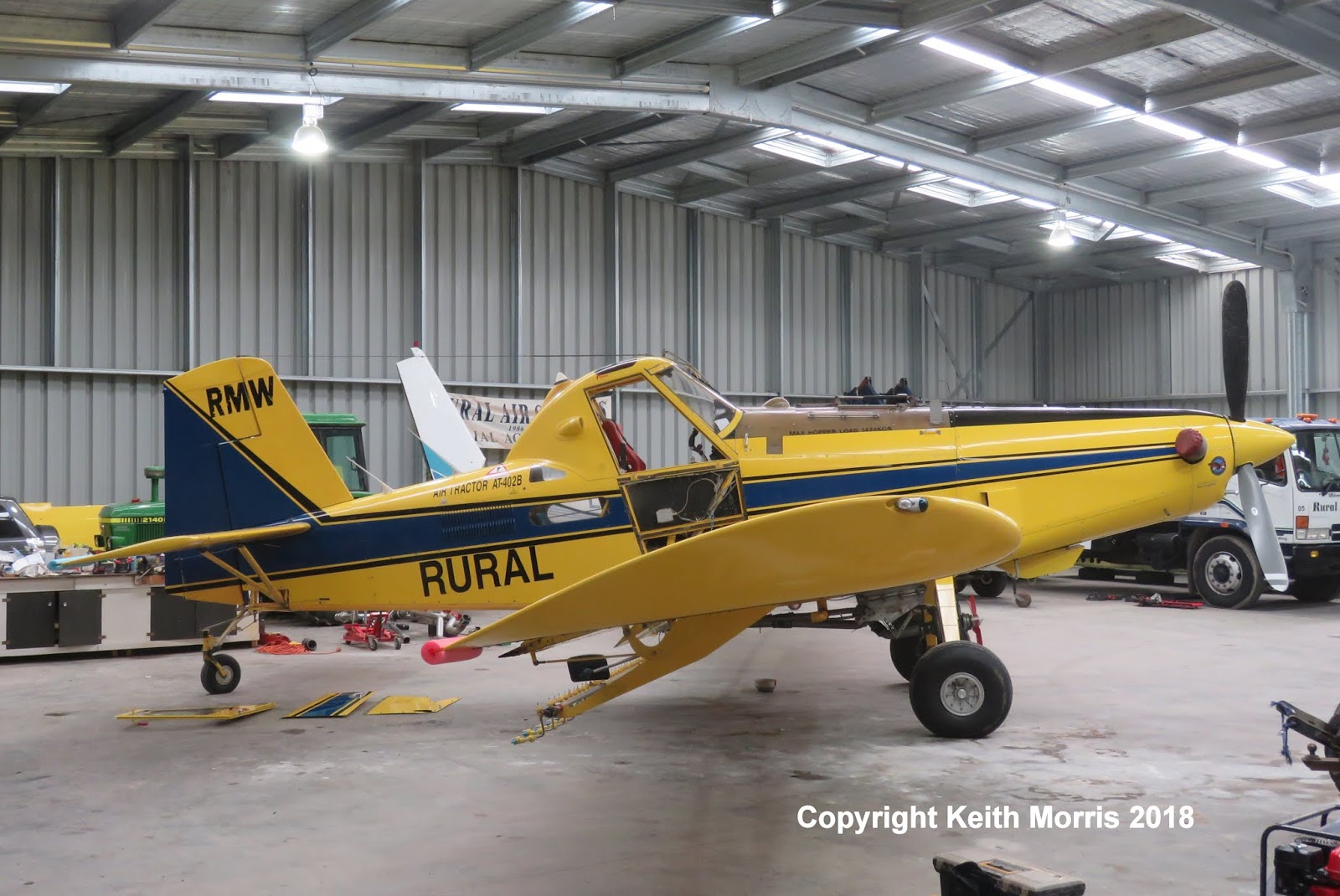 NZ Civil Aircraft: Air Tractors at Feilding 27-7-2018