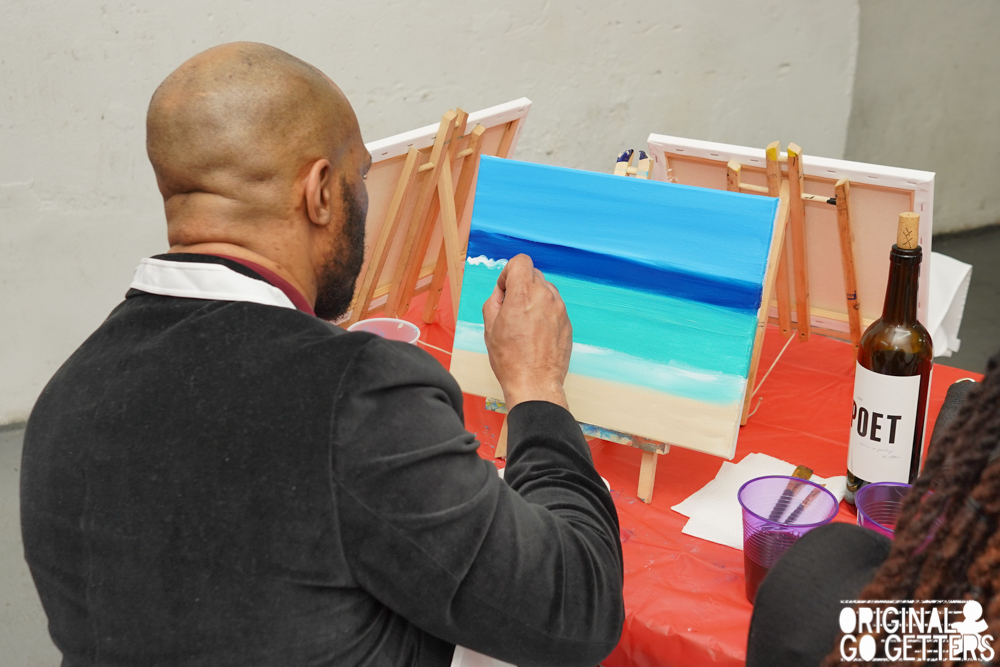 OriginalGoGetters: Paint sip and vibe 2-14-2021