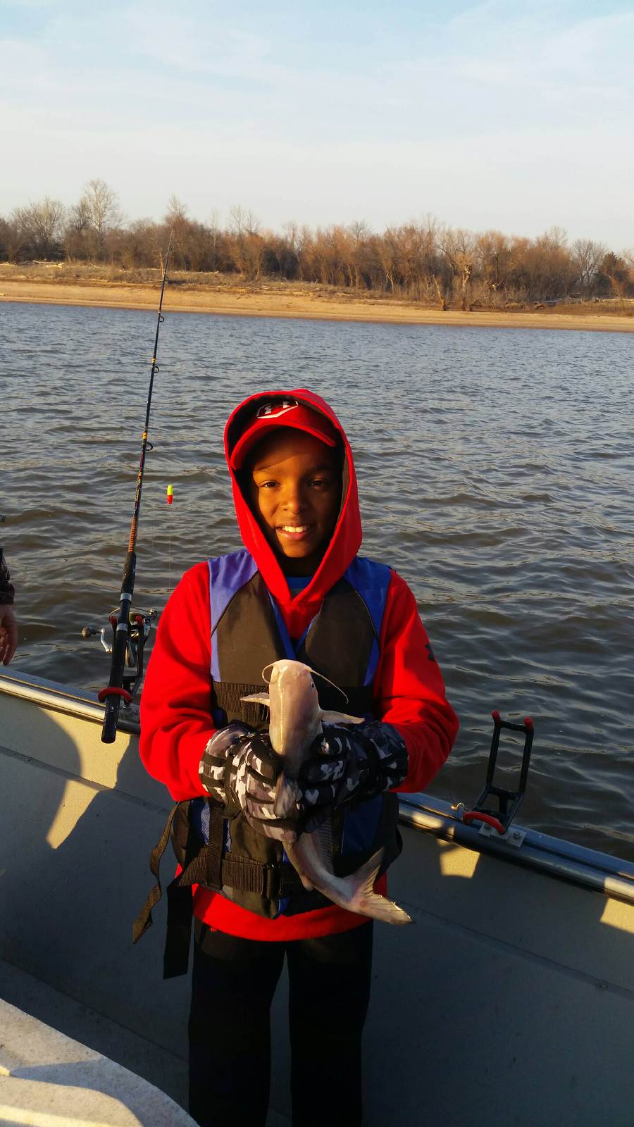 Larry's Hook Line and Sinker: Catfishing on Keystone Lake 2/13/16