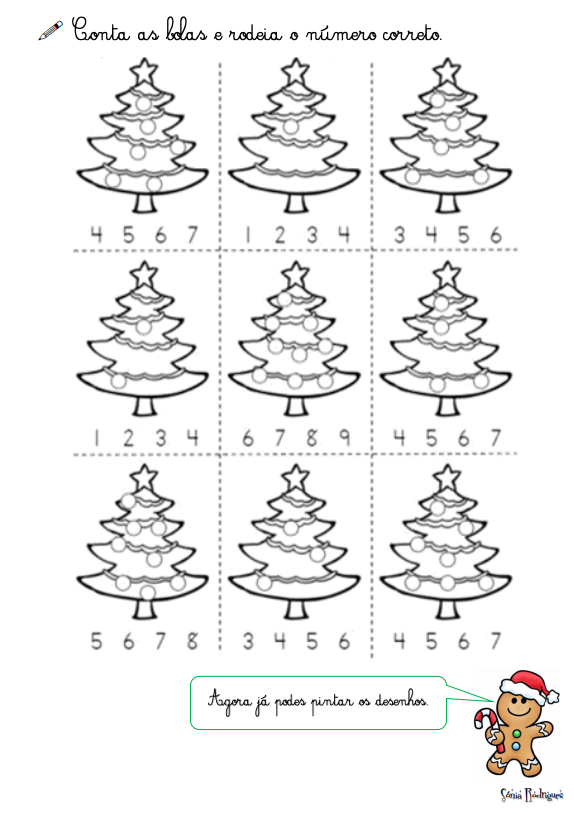 coisas que gosto de partilhar: Ficha de contagens e sequências 1º ano ...