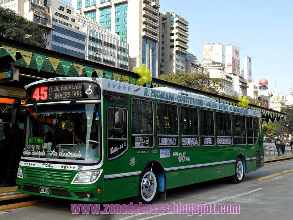 Colectibus - Zona de Buses: LINEA 45