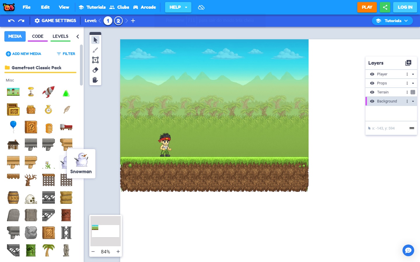 Programação & Robótica no CAIC: Criando/Construindo games