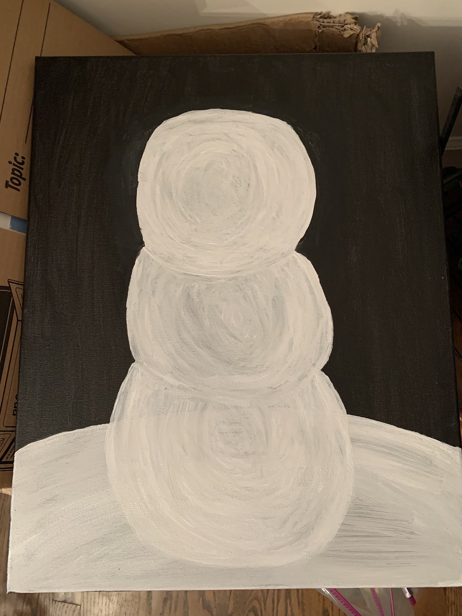 The Perfect Stitch...: Snowman Painting