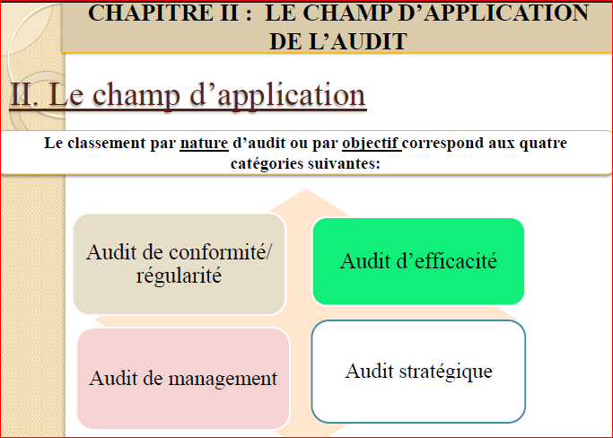 Dr. Housna AISSAOUI: FSJES AGADIR. S6M3. AUDIT GENERAL. CHAPITRE II: LE ...