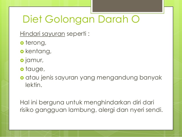 Jus Herbal Golongan Darah O