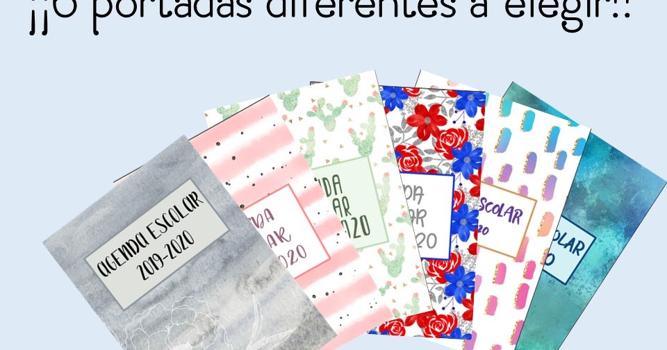 Tomatita89: Agenda escolar 2019-2020 en mi tienda de Etsy